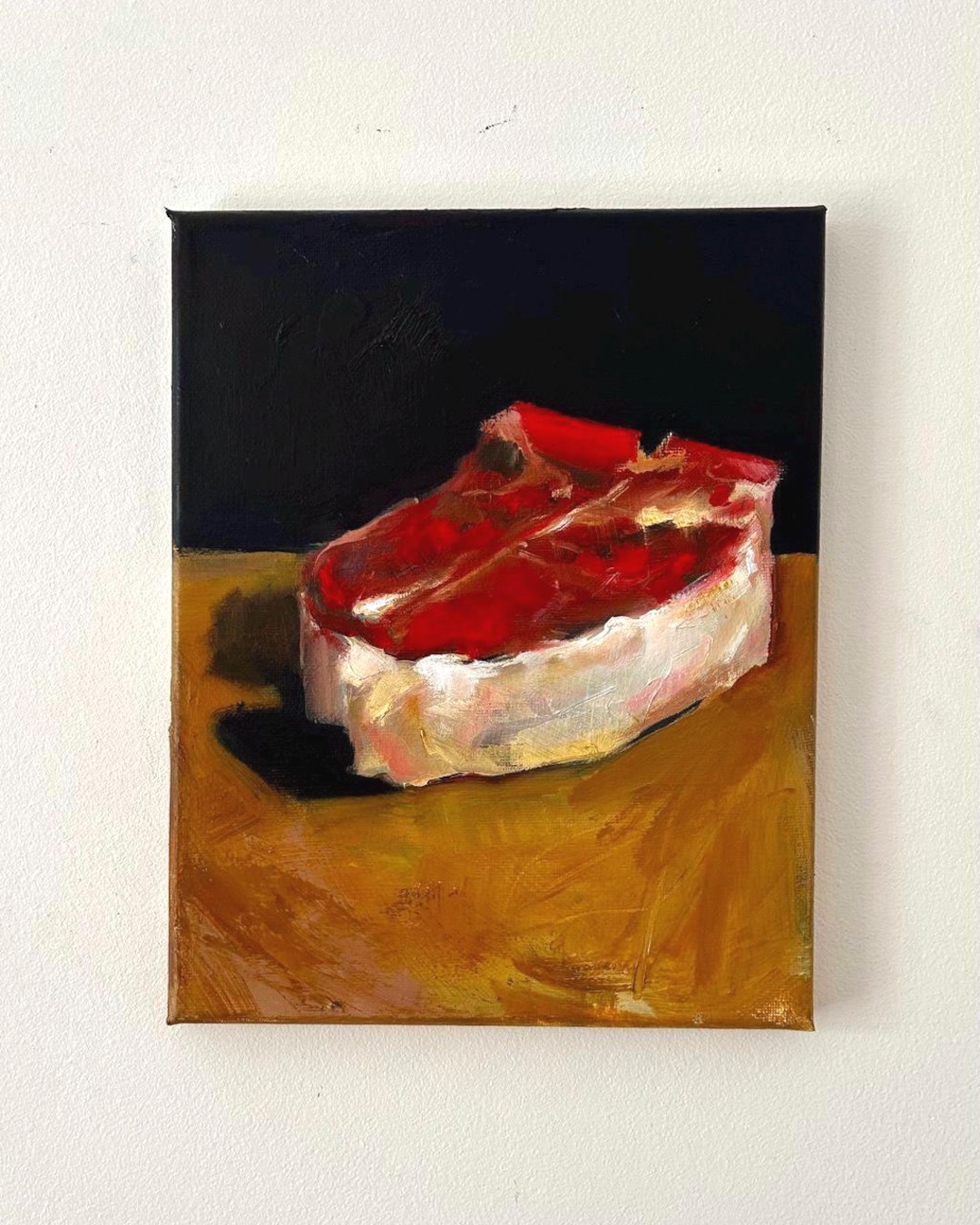 Meat Painting Original Oil Painting Impasto Painting Original Food ...