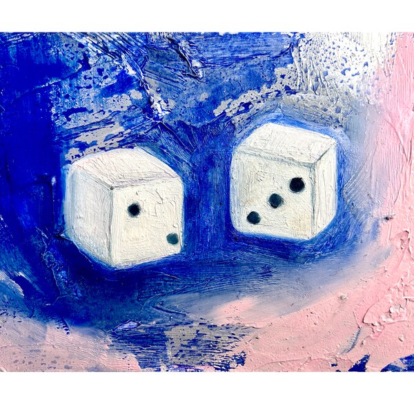 Dice Painting - Etsy