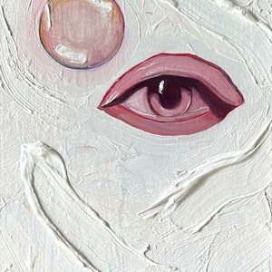 Eye Painting Original Oil Painting Eye Original Art Eye Artwork Impasto ...