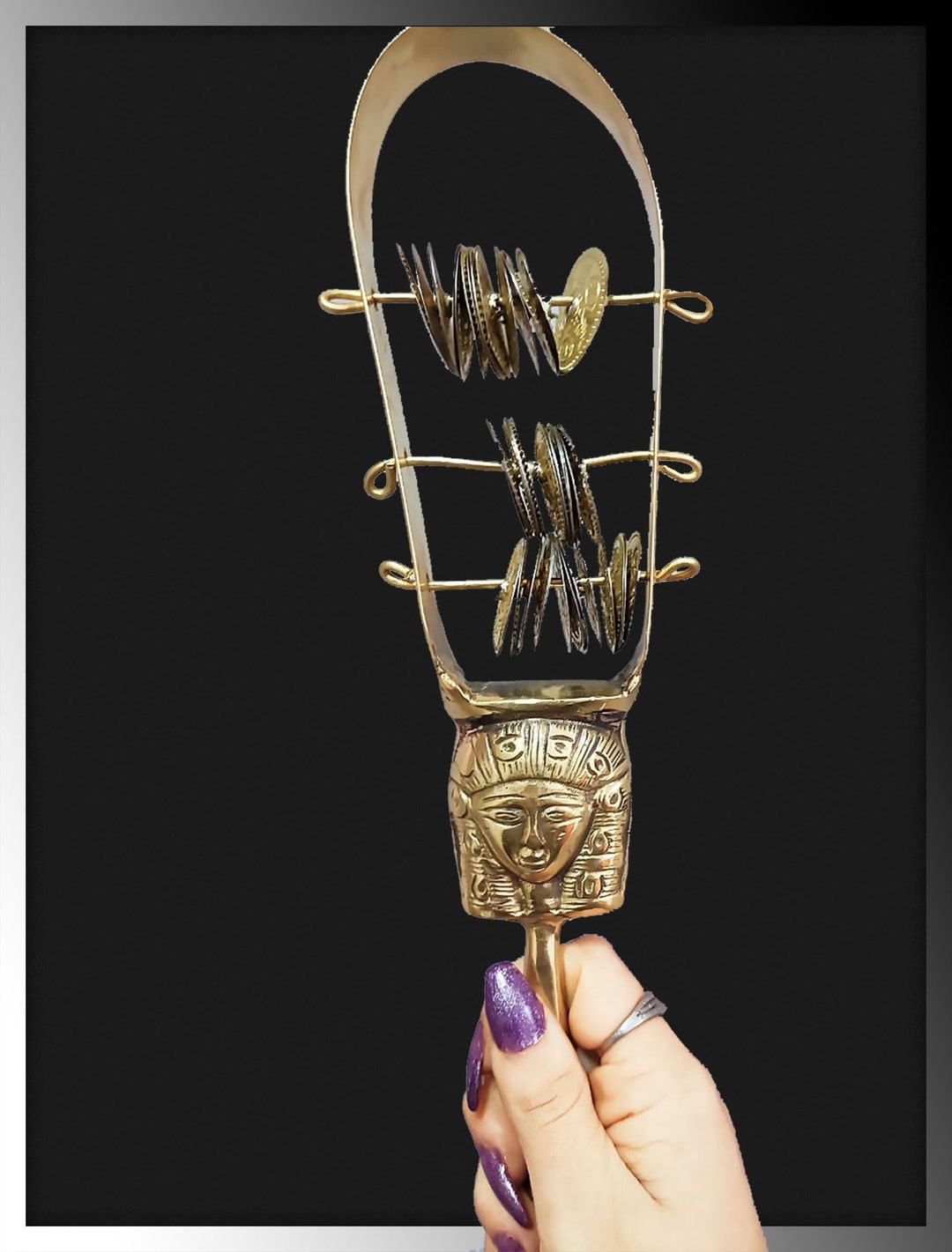 A Sacred Tool of Activation, Ceremonies and Rituals. Hathor. Copper ...