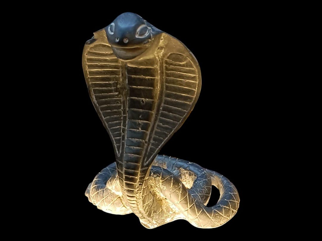 Statue of Goddess Wadjet the Cobra,wadjet the Protector,handcrafted ...