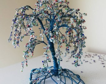 Wire Beaded Tree | Etsy