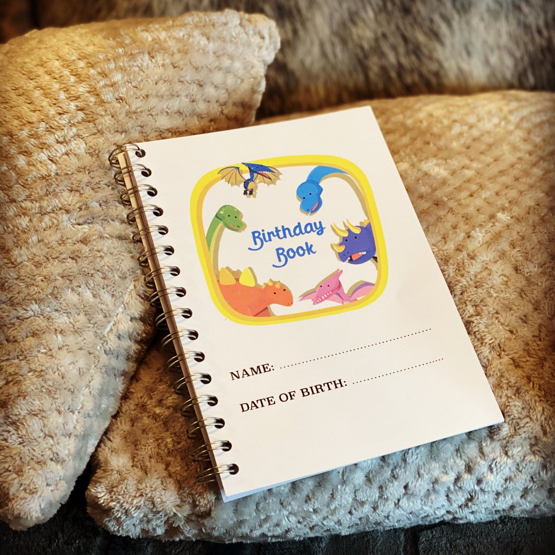 Dinosaur Birthday Interview Book - Etsy