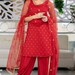 Indian Red Patiala Salwar Suit Lehenga Designer Patiala Suit Indian ...
