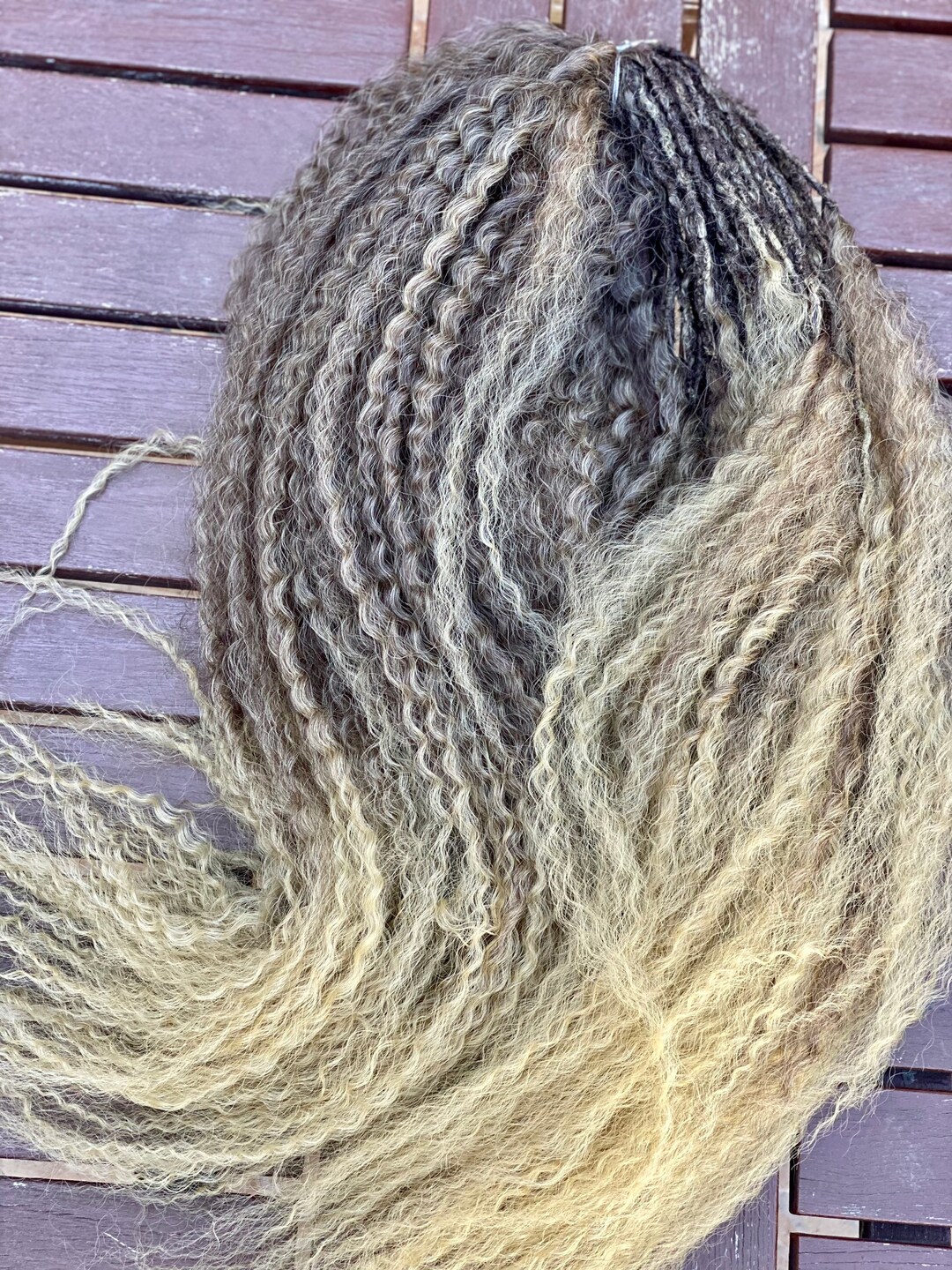 Wavy Dreads, Wavy Curly Dreads, Wavy Curly Hair - Etsy