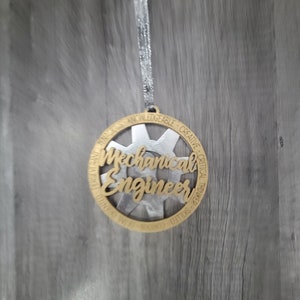 Mechanical Engineer Christmas Ornament, Mechanical Engineer Xmas ...
