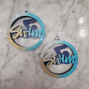 Swim Christmas Ornament, Swim Christmas Gift, Swim Tree Ornament ...
