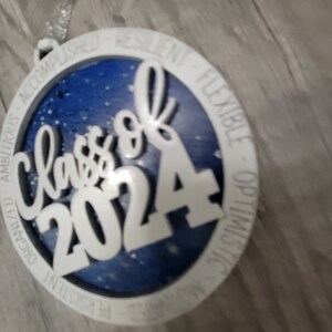 Class of 2024 Ornament, Class of 2024 Xmas Ornament, Class of 2024 Gift ...