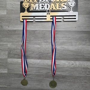 Sports Medals Holder, Sports Ribbon Display, Sports Awards Wall Hanger ...