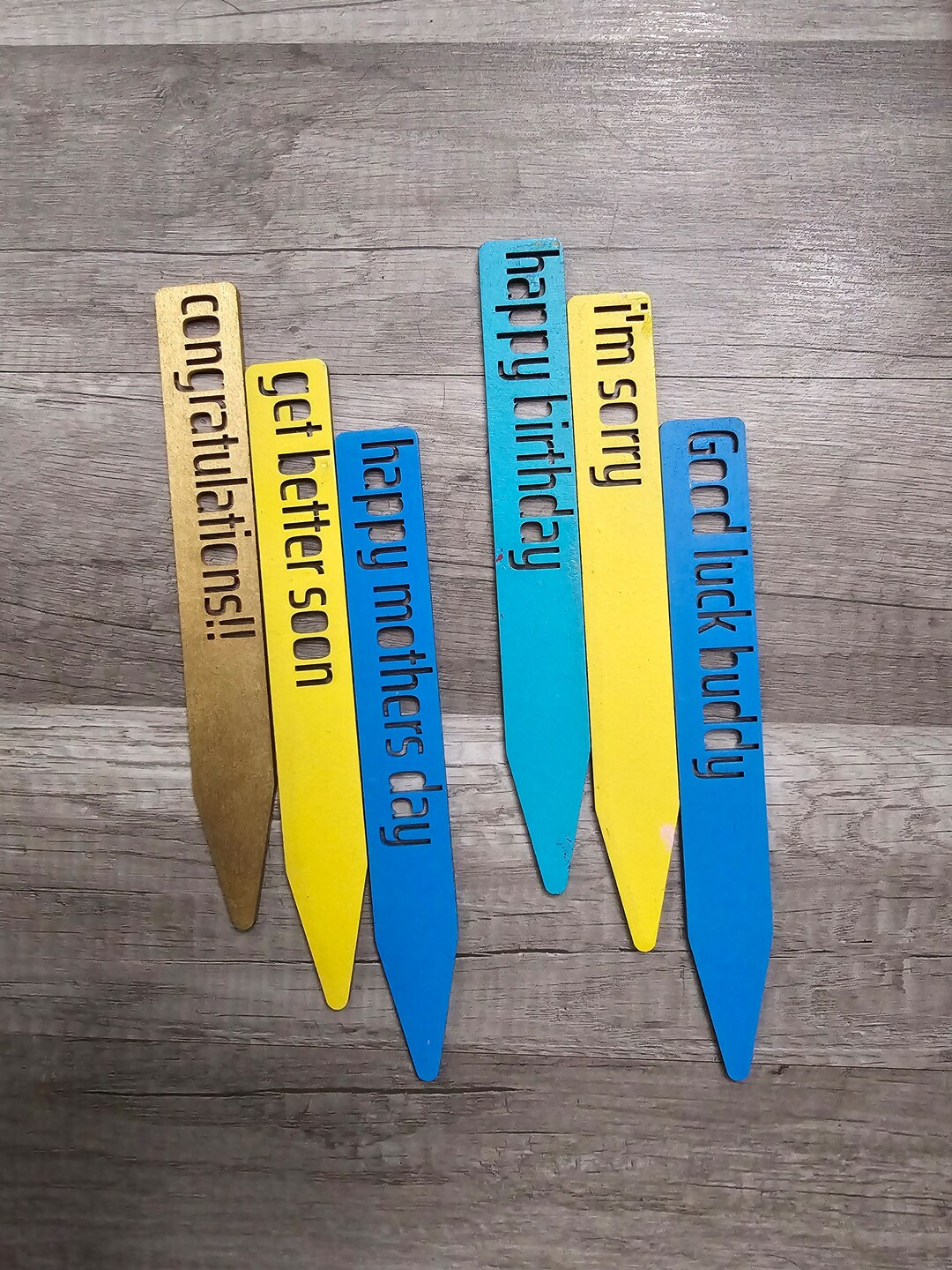 Occasional Plant Stakes, Wood Plant Stakes, Gifty Plant Stakes, Plant ...