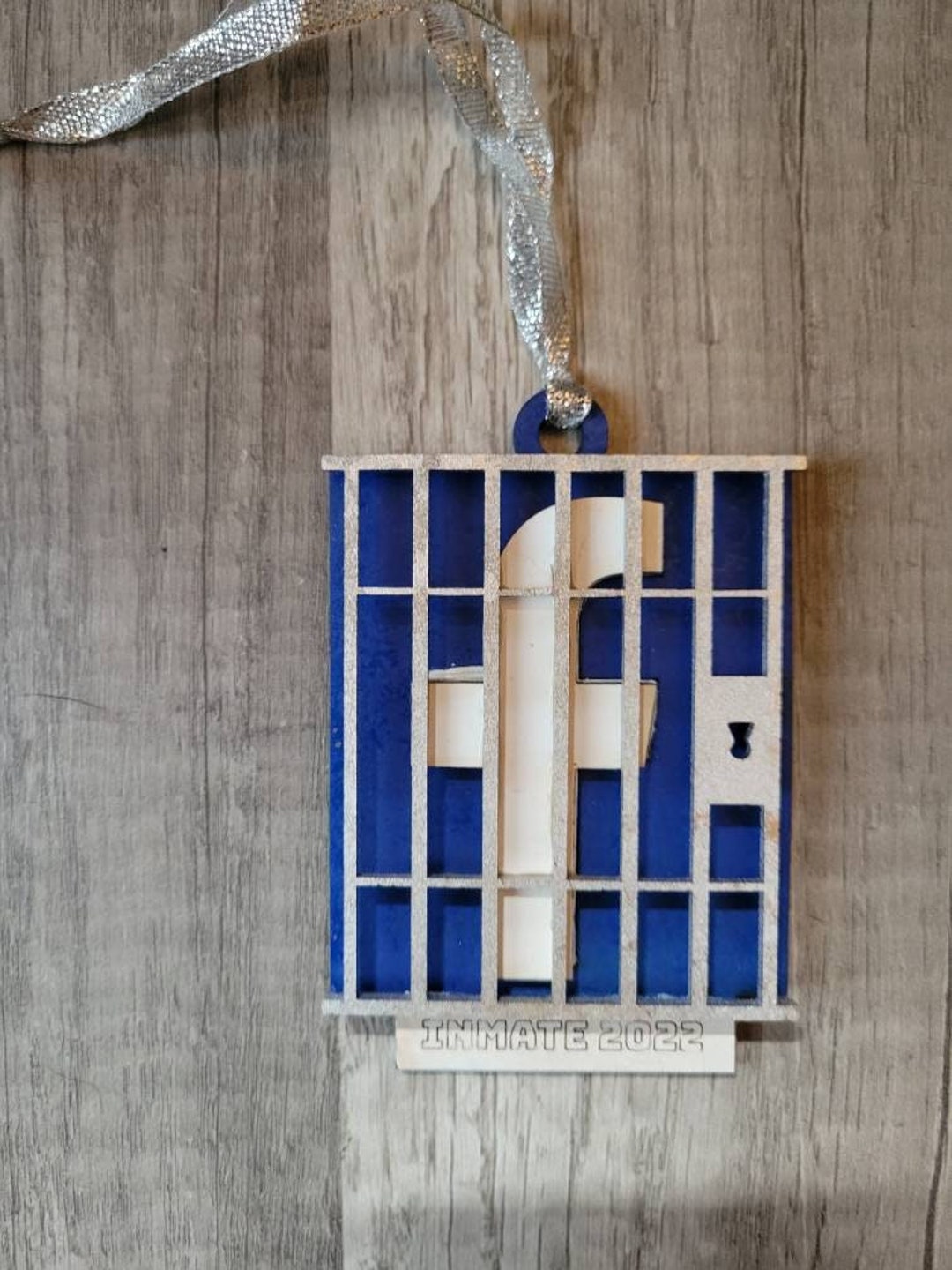 Facebook Jail Christmas Tree Ornament, Facebook Jail Xmas Tree Ornament ...