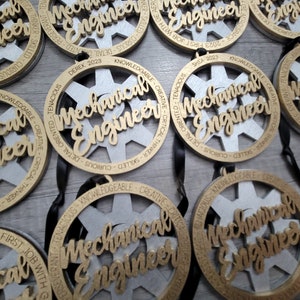 Mechanical Engineer Christmas Ornament, Mechanical Engineer Xmas ...