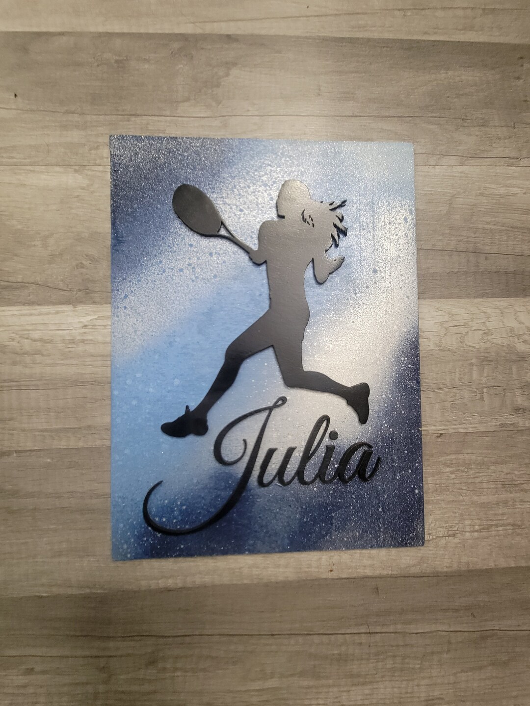 Custom Tennis Sign, Custom Tennis Christmas Gift, Custom Tennis Xmas ...
