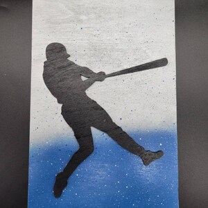 Baseball Painting, Baseball Art Sign, Baseball Room Decor, Baseball ...