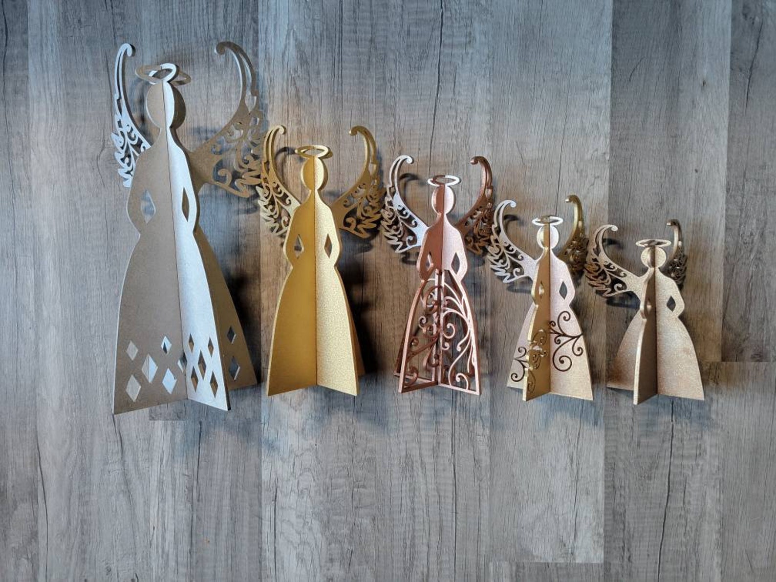 3D Angel Christmas Decorations Angel Christmas Ornament - Etsy