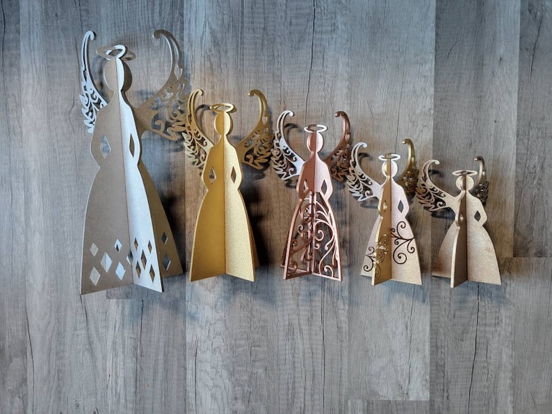 3D Angel Christmas Decorations Angel Christmas Ornament - Etsy