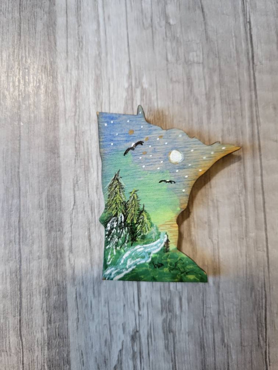 Minnesota Magnet, Refrigerator Magnet, Nature Magnet, Mn Gift ...