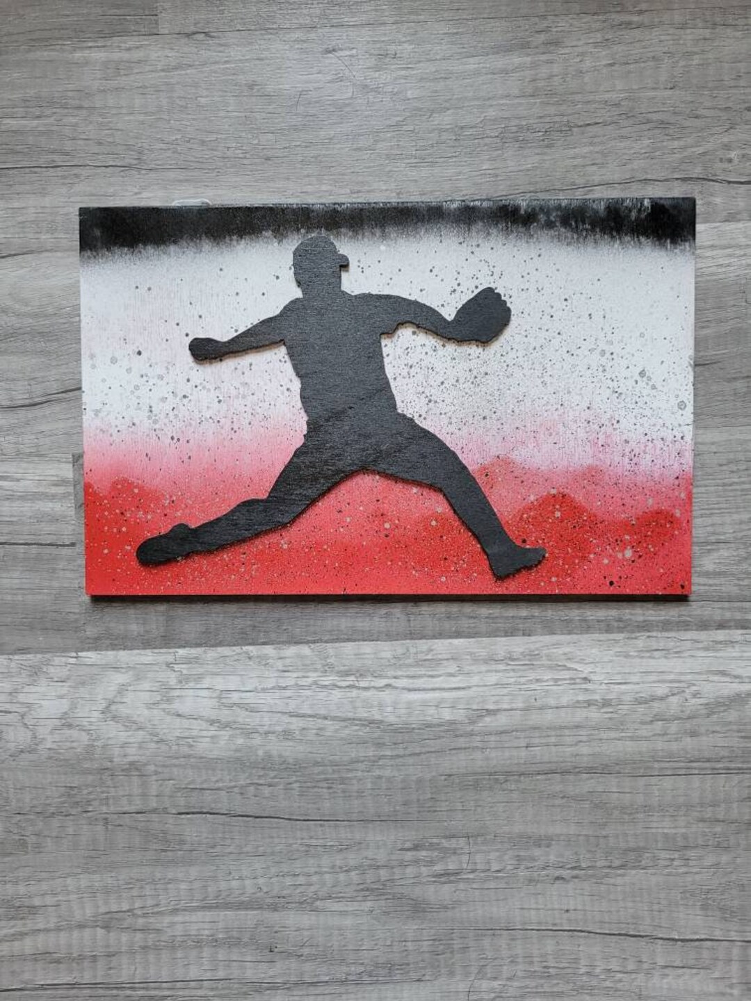 Baseball Wall Sign, Pitcher Sign, Baseball Room Decor, Baseball Wall ...