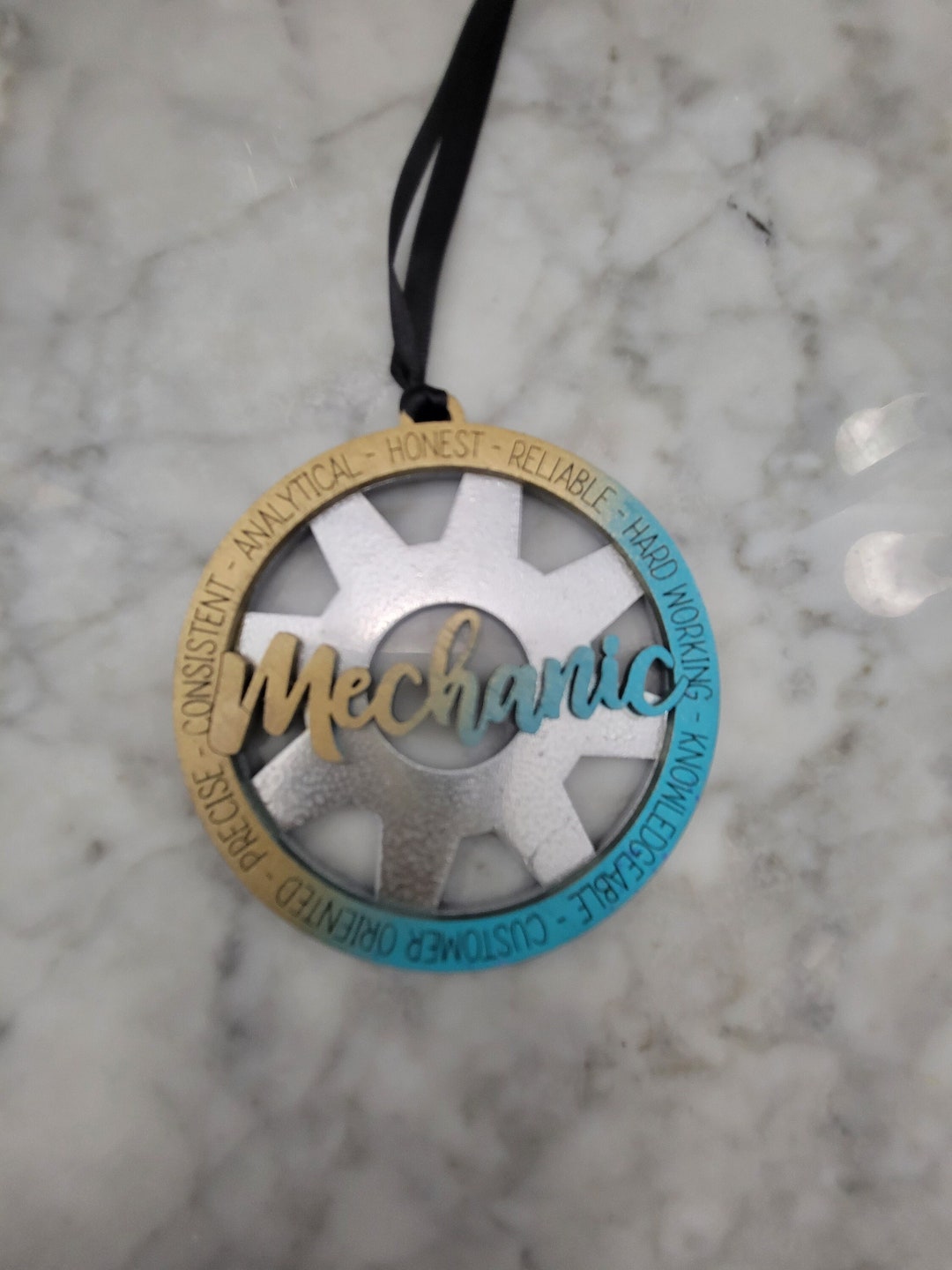 Mechanic Christmas Ornament, Mechanic Xmas Ornament, Mechanic Christmas ...