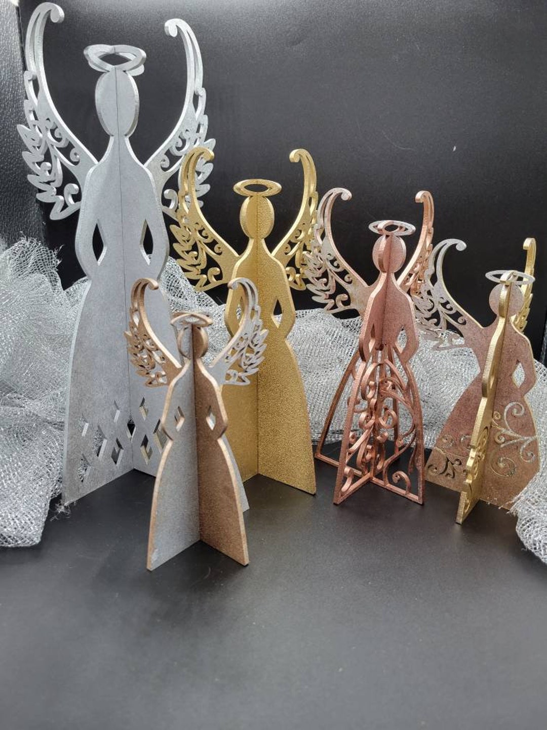 3D Angel Christmas Decorations, Angel Christmas Ornament, Angel Xmas ...