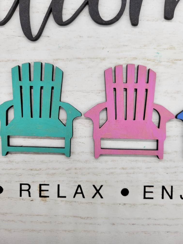 Sit Relax Enjoy Welcome Sign Housewarming Gift Lawn Chair | Etsy