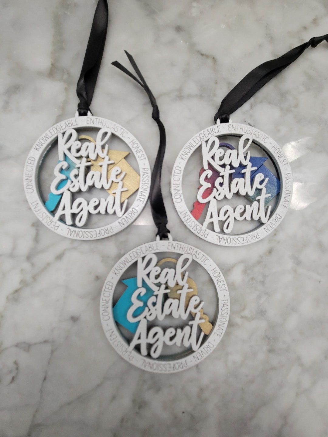 Realtor Christmas Ornament, Realtor Xmas Ornament, Realtor Xmas Gift ...