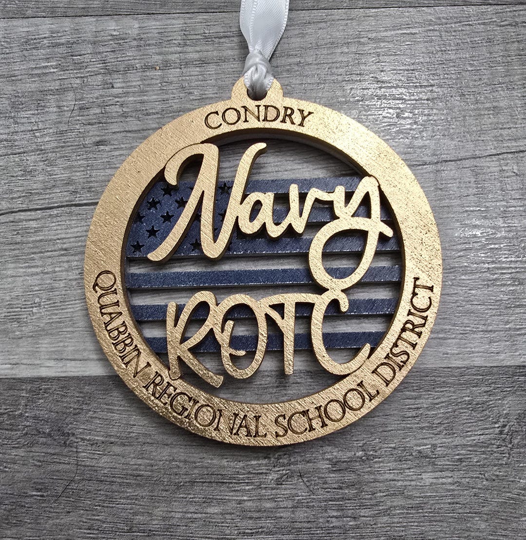Navy Rotc Christmas Ornament, Navy Rotc Gift, Navy Rotc Xmas Ornament, Navy Rotc Soldier Gift ...
