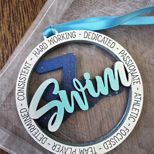 Swim Christmas Ornament, Swim Christmas Gift, Swim Tree Ornament ...