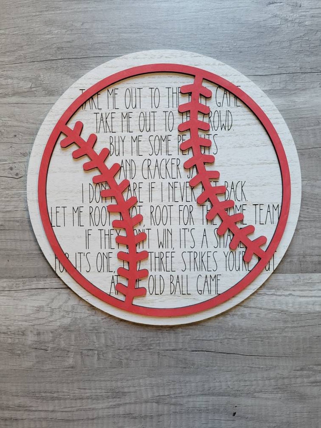 Baseball Sign, Take Me Out to the Ball Game Sign, Baseball Wall Art ...