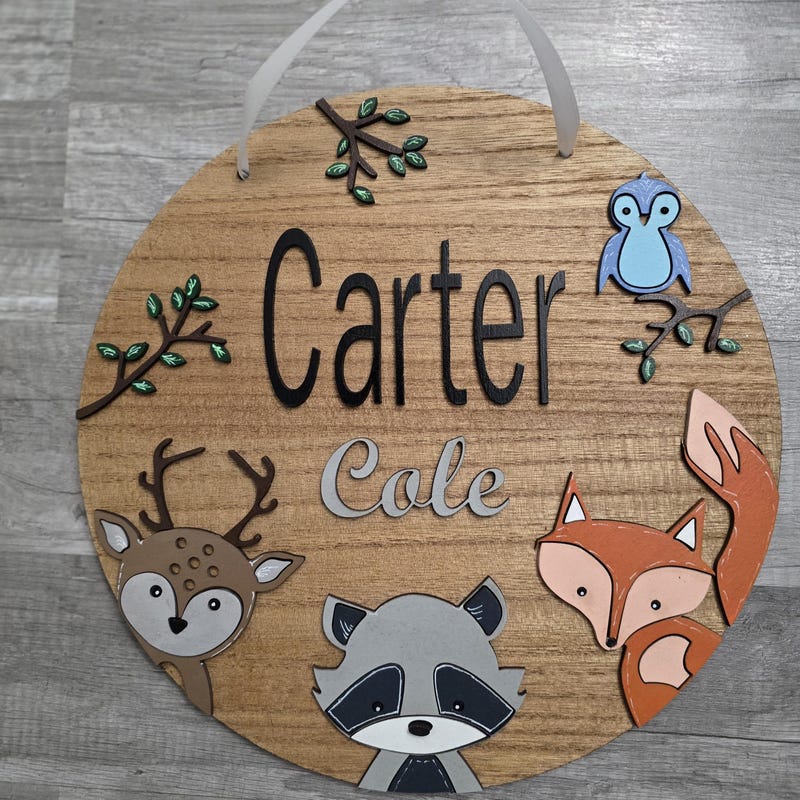 Custom Nursery Sign - Etsy
