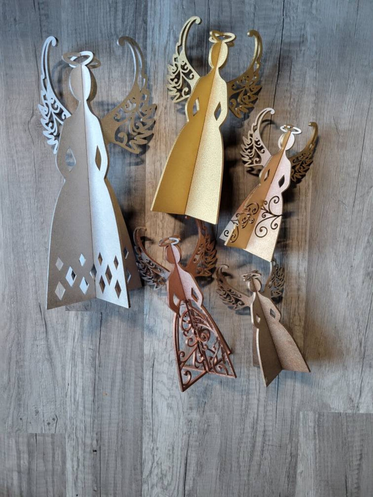 3D Angel Christmas Decorations Angel Christmas Ornament - Etsy