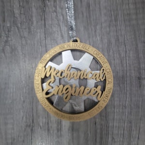 Mechanical Engineer Christmas Ornament, Mechanical Engineer Xmas ...