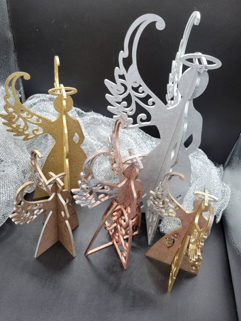 3D Angel Christmas Decorations Angel Christmas Ornament - Etsy