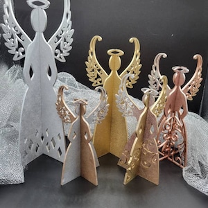 3D Angel Christmas Decorations, Angel Christmas Ornament, Angel Xmas ...