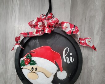 Welcome Santa Sign, Welcome Santa Decor, Santa Lover Gift, Santa ...