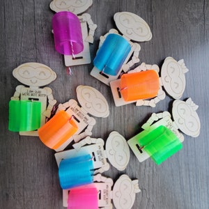 Robot Slinky Valentine Set of 6, Robot Valentines, Kid Valentines, Non ...