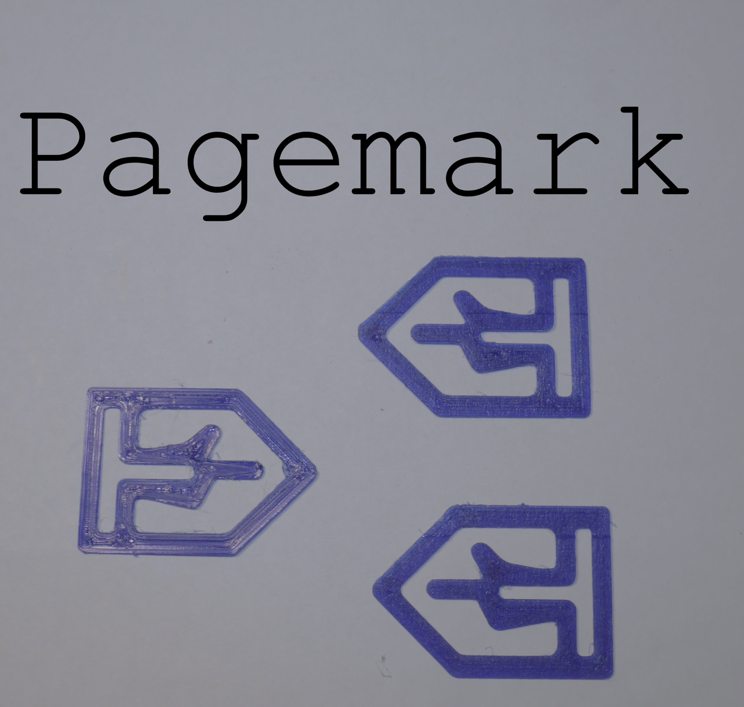 3D Printed Bookmark Pagemark Paperclip for Books and - Etsy