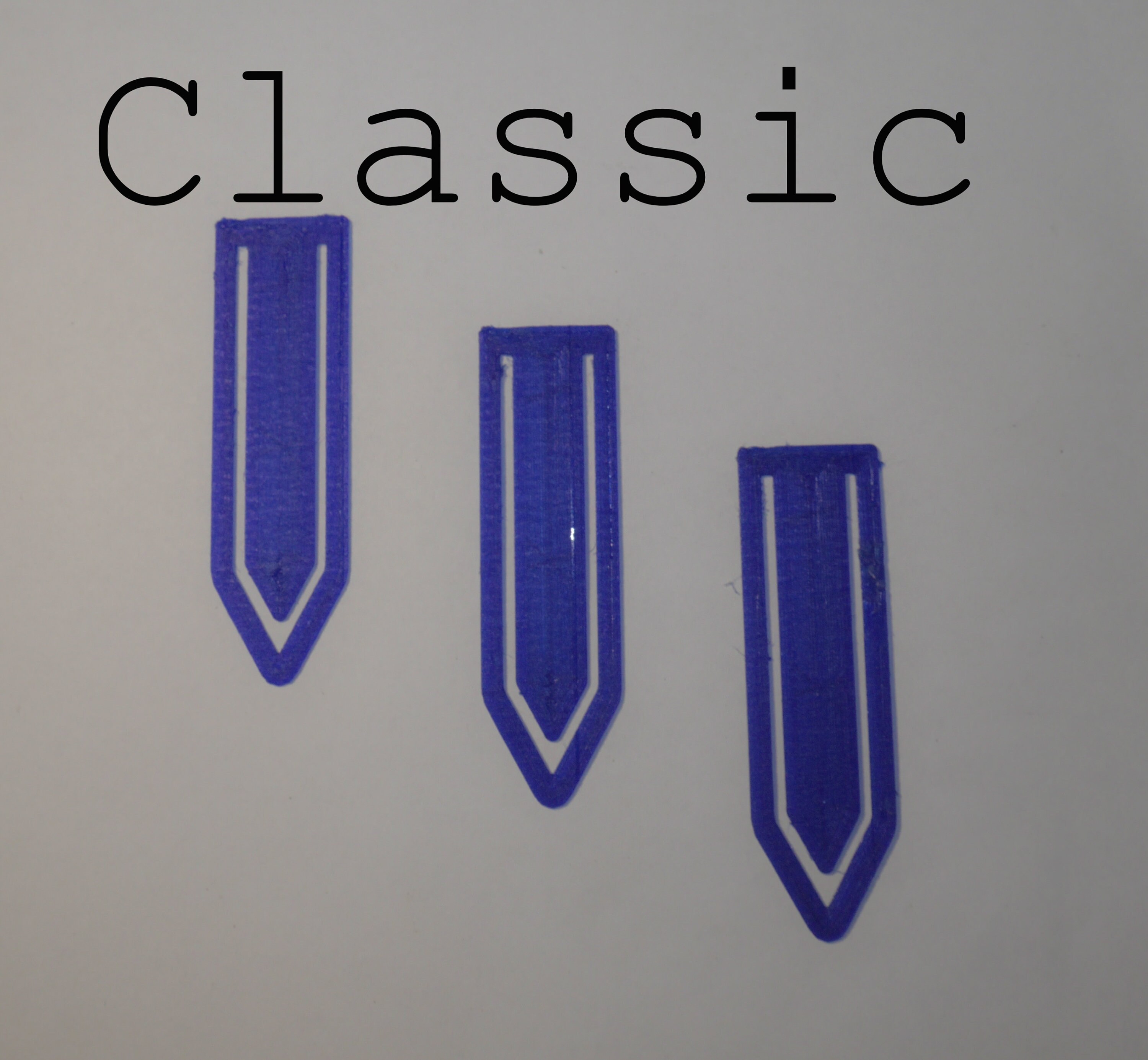 3D Printed Bookmark Pagemark Paperclip for Books and - Etsy