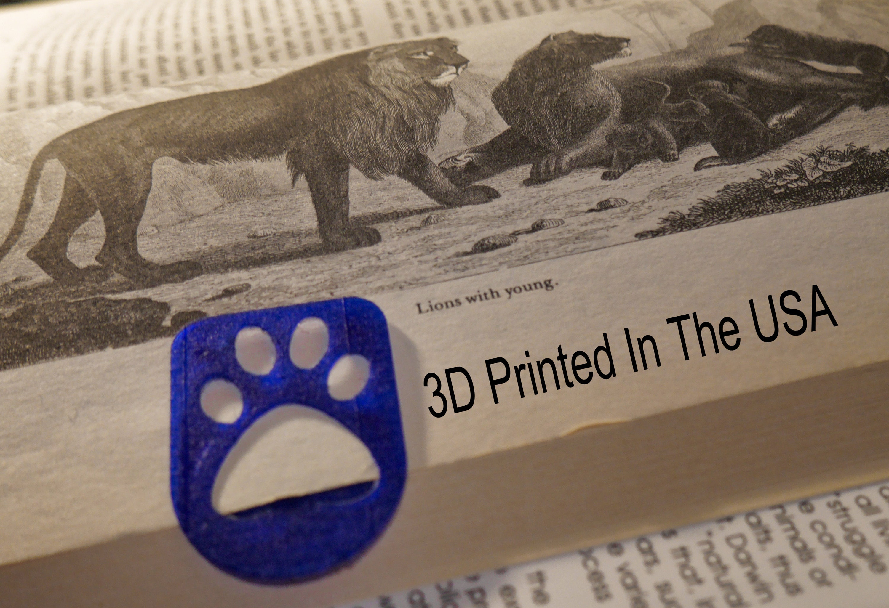 3D Printed Bookmark Pagemark Paperclip for Books and - Etsy