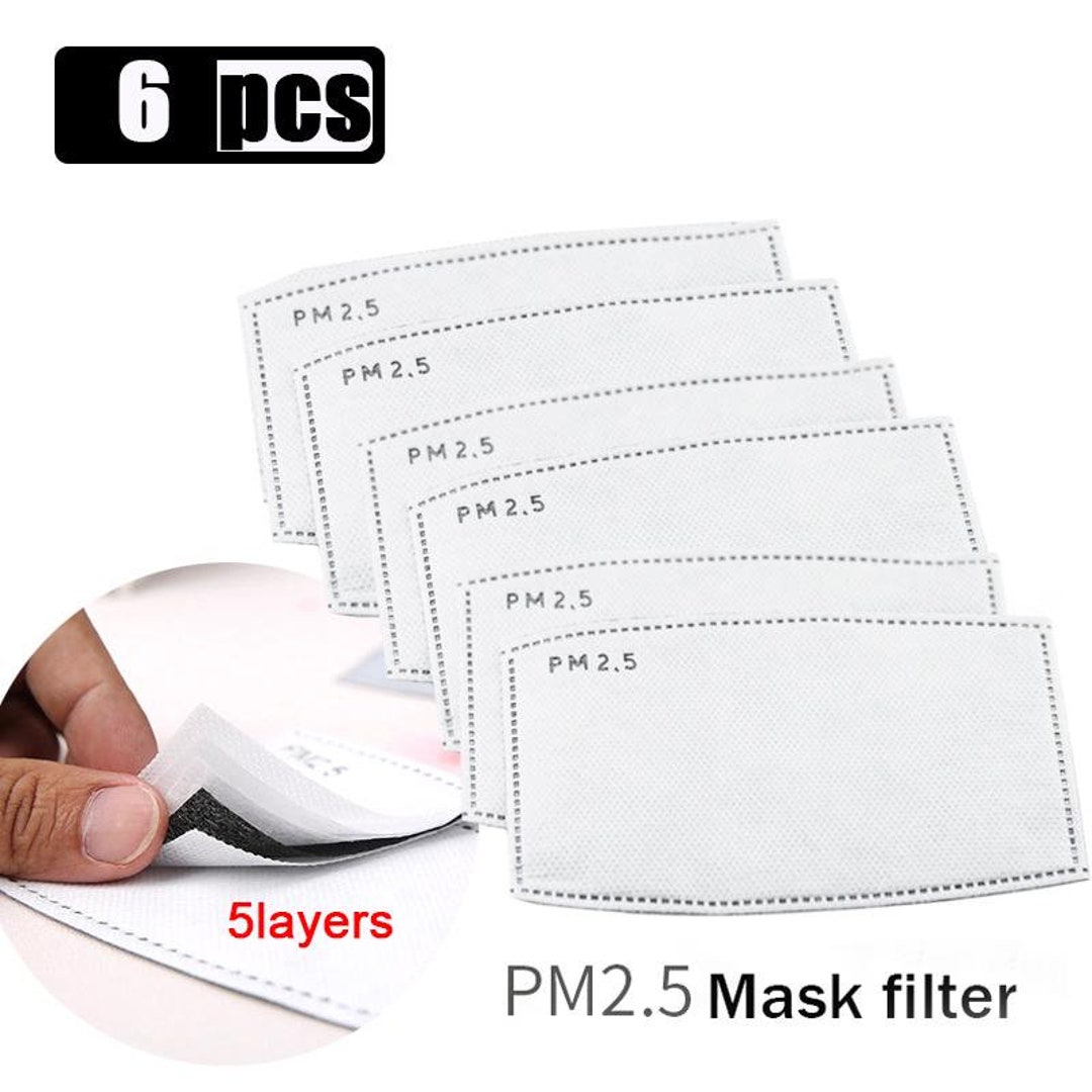10 Pc Replacement Filters, Filter for Face Mask, Disposable Filter Mask ...