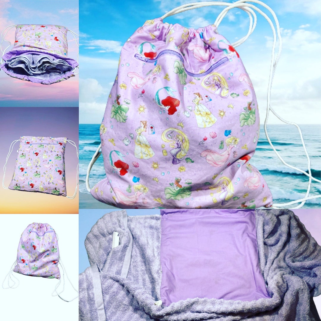 Bath Towel That Turns Into A Beach Bag/ Towel Backpack Bag - Etsy