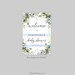 Boho Greenery Baby Shower Welcome Sign, Editable Welcome Sign Printable ...