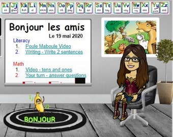 French Bitmoji - Etsy