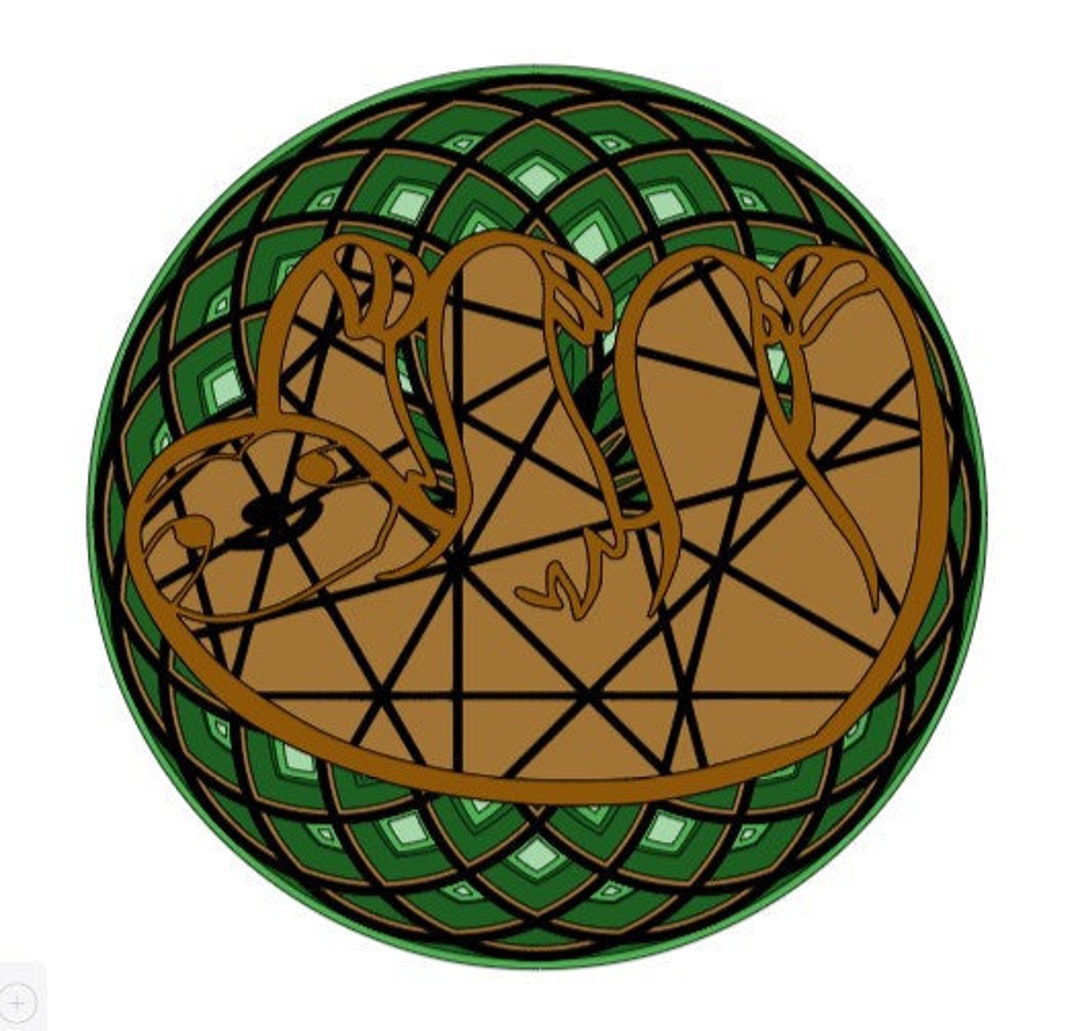 Multi Layer Sloth Mandala, SVG Cut File ONLY, 6 Layers, Cricut, Mandala ...