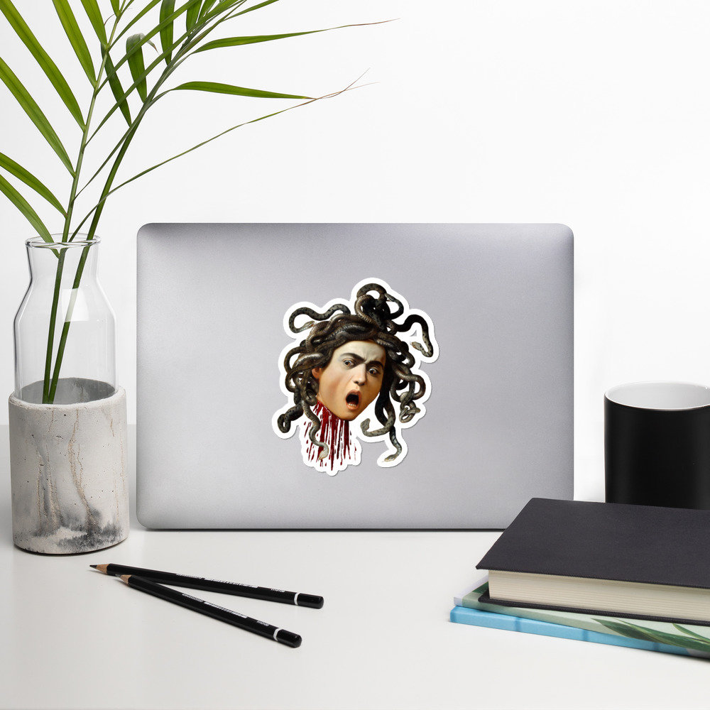 Medusa sticker Caravaggio sticker Art History sticker | Etsy
