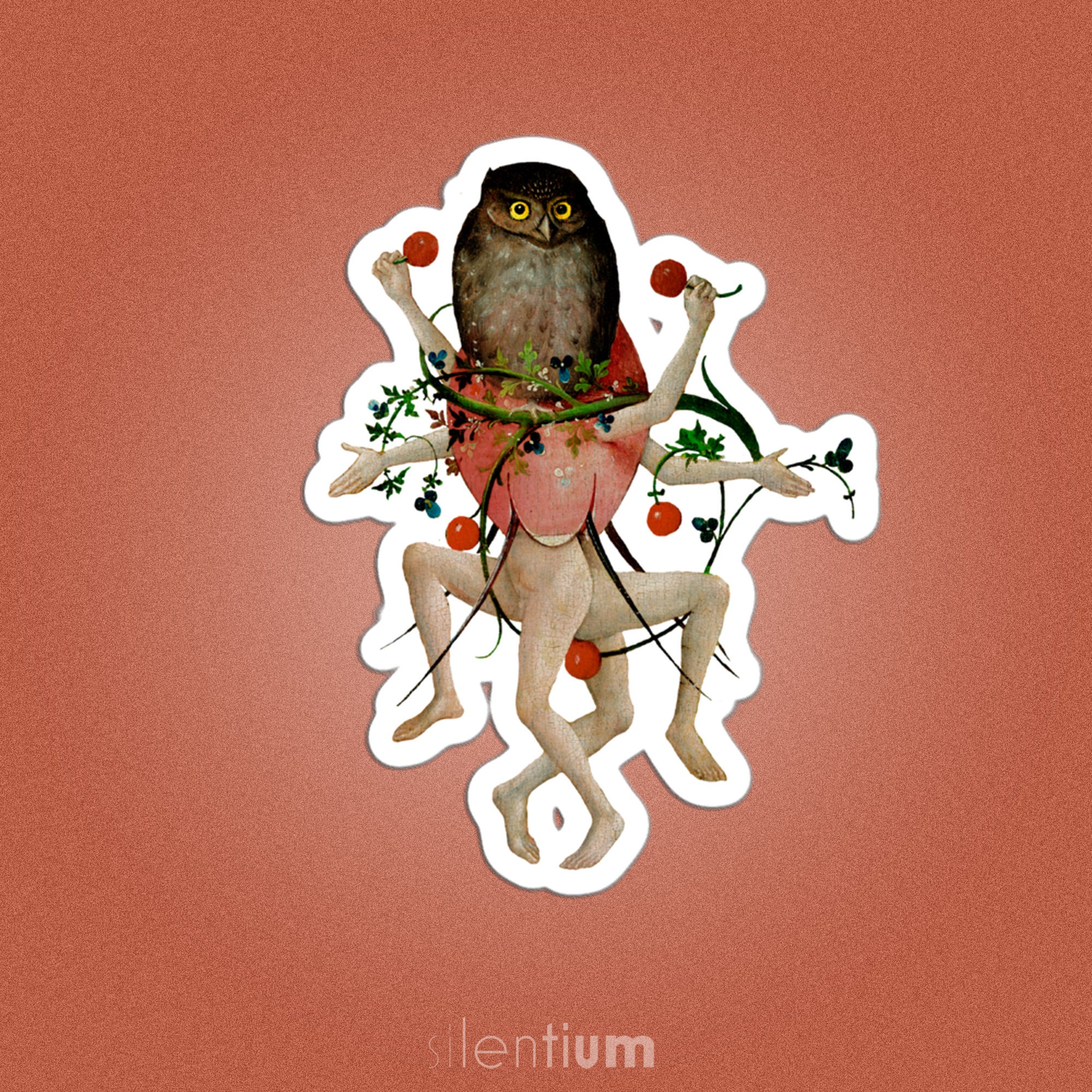 Hieronymus Bosch stickers Funny stickers Owl stickers Art | Etsy