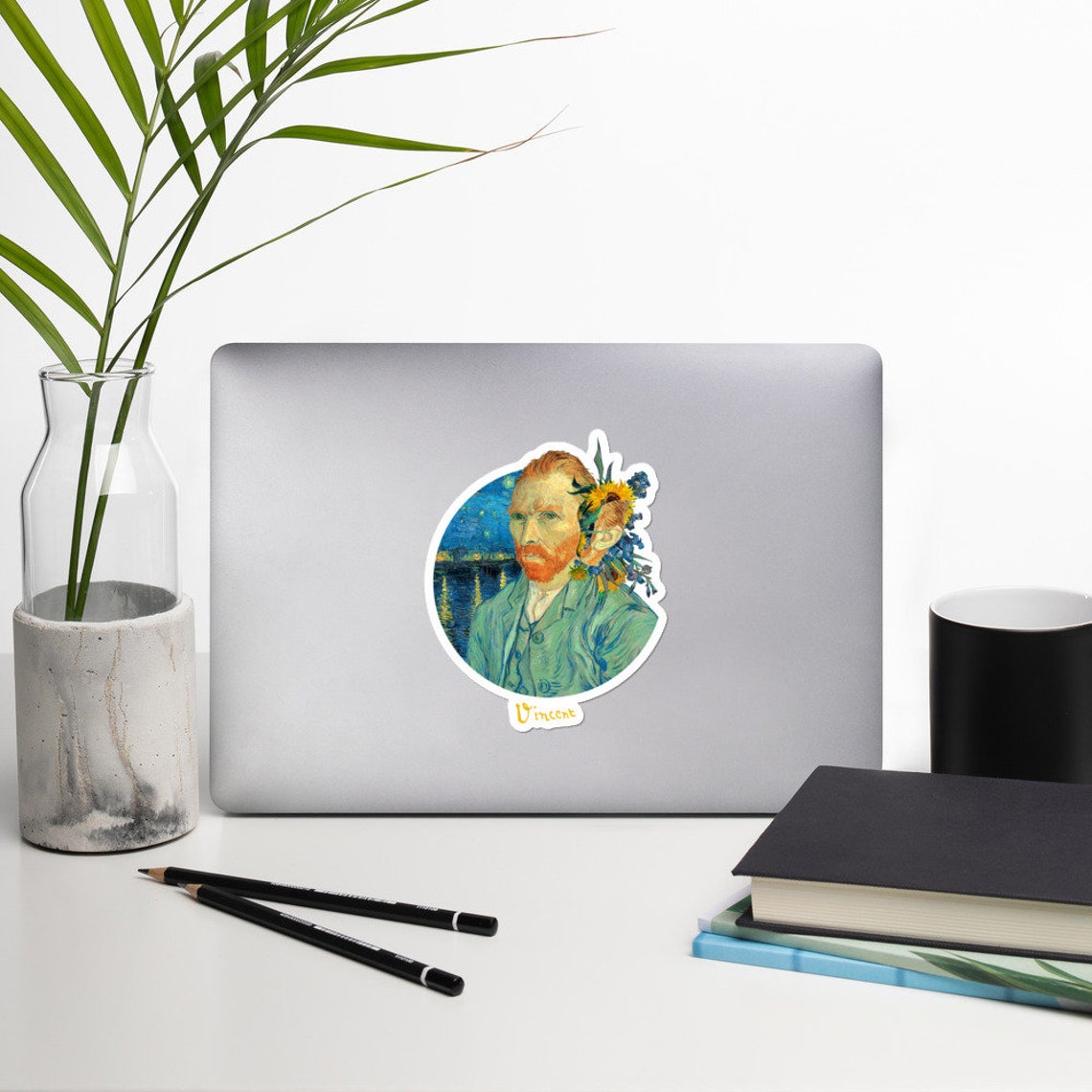 Van Gogh Sticker Adult Sticker Planner Stickers Laptop - Etsy