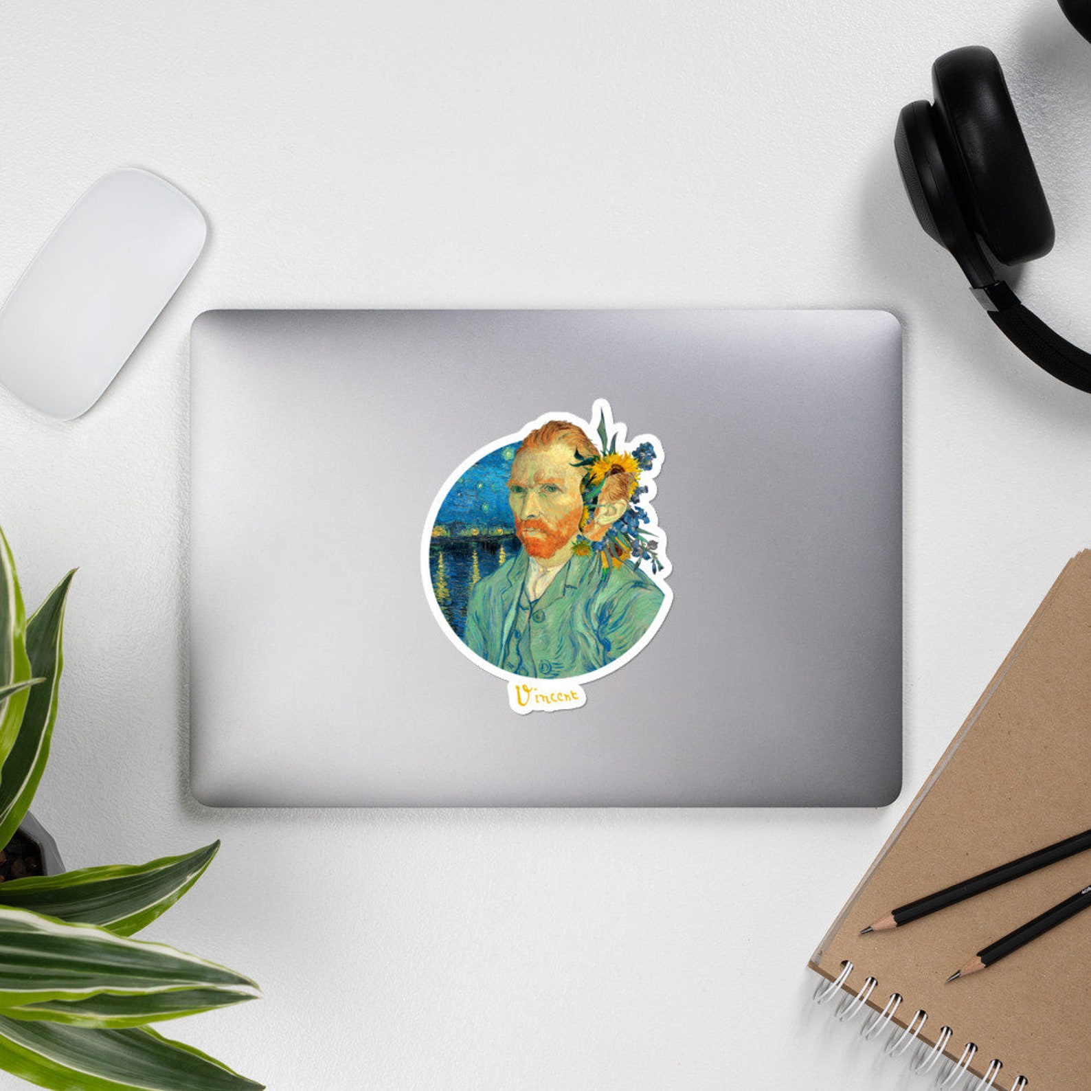 Van Gogh Sticker Adult Sticker Planner Stickers Laptop - Etsy