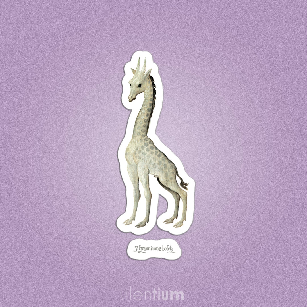 Giraffe Stickers, Hieronymus Bosch, Bosch Stickers, Renaissance ...