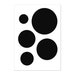 Black Circle Sticker Sheet, Malevich Stickers, Vibrant Stickers, Black ...